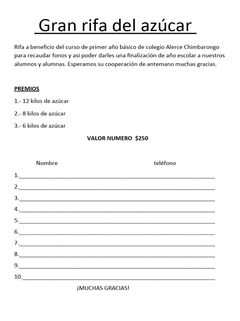 Rifa Azucar | PDF | Cocina, comidas y vino