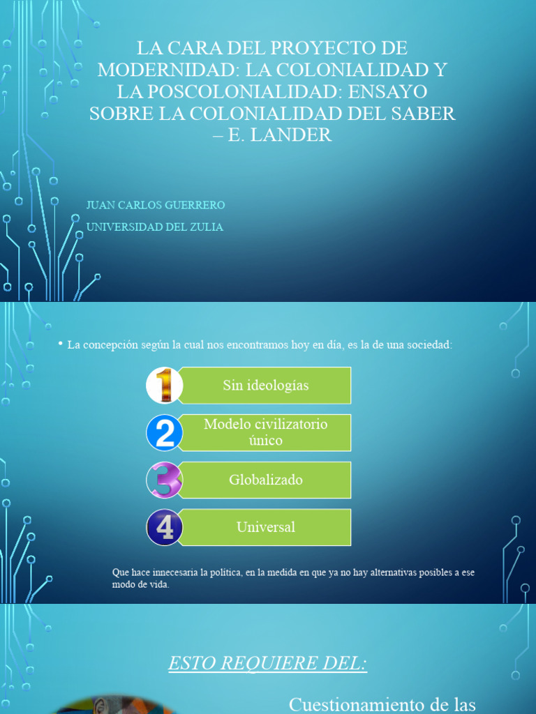 Ensayo - La Colonialidad | PDF | Mundo occidental | Modernidad