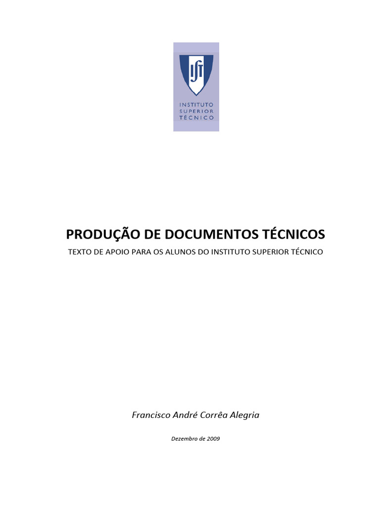 Producao de Documentos Tecnicos - 8dez09 | PDF | Publicações acadêmicas ...