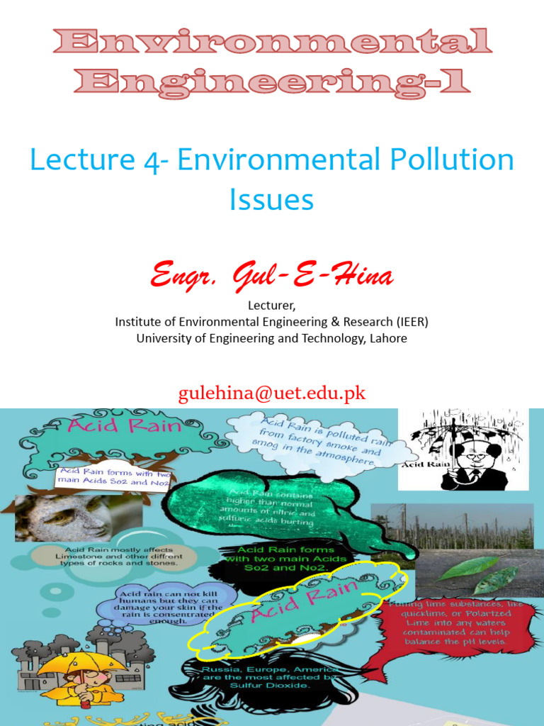 Lec-4-Week (2) (Environmental Pollution Issuses) | PDF ...