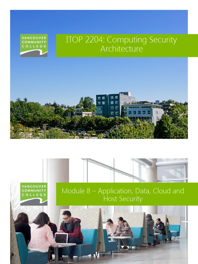 Module 8 Part 1 | PDF | Security | Computer Security