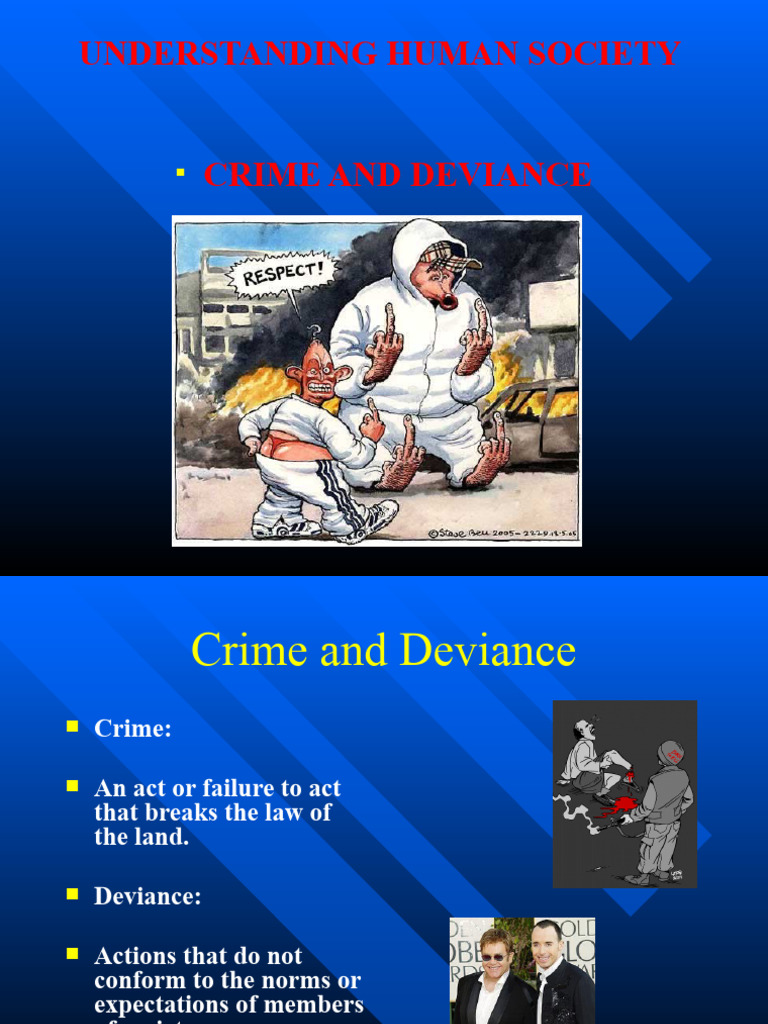 CRIME AND DEVIANCE - 1 | PDF | Deviance (Sociology) | Crimes