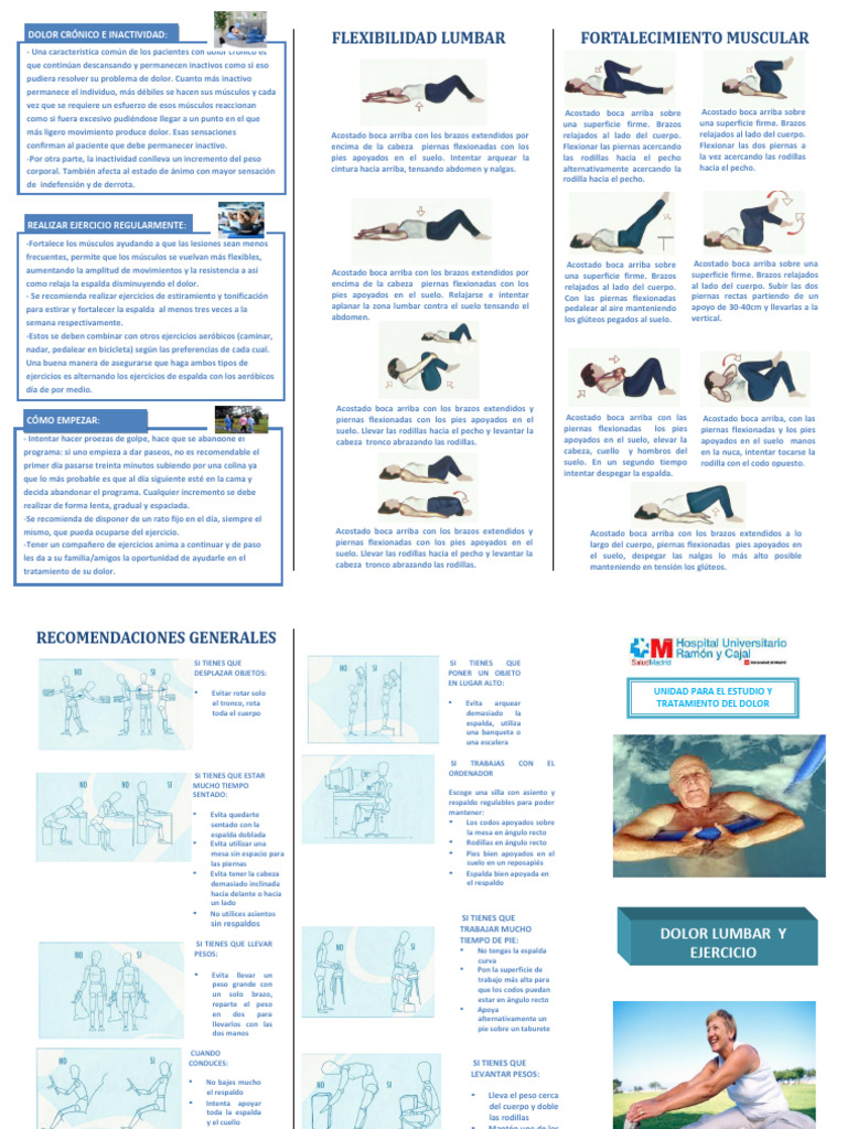 Dolor Lumbar | PDF | Rodilla | Flexibilidad (anatomía)