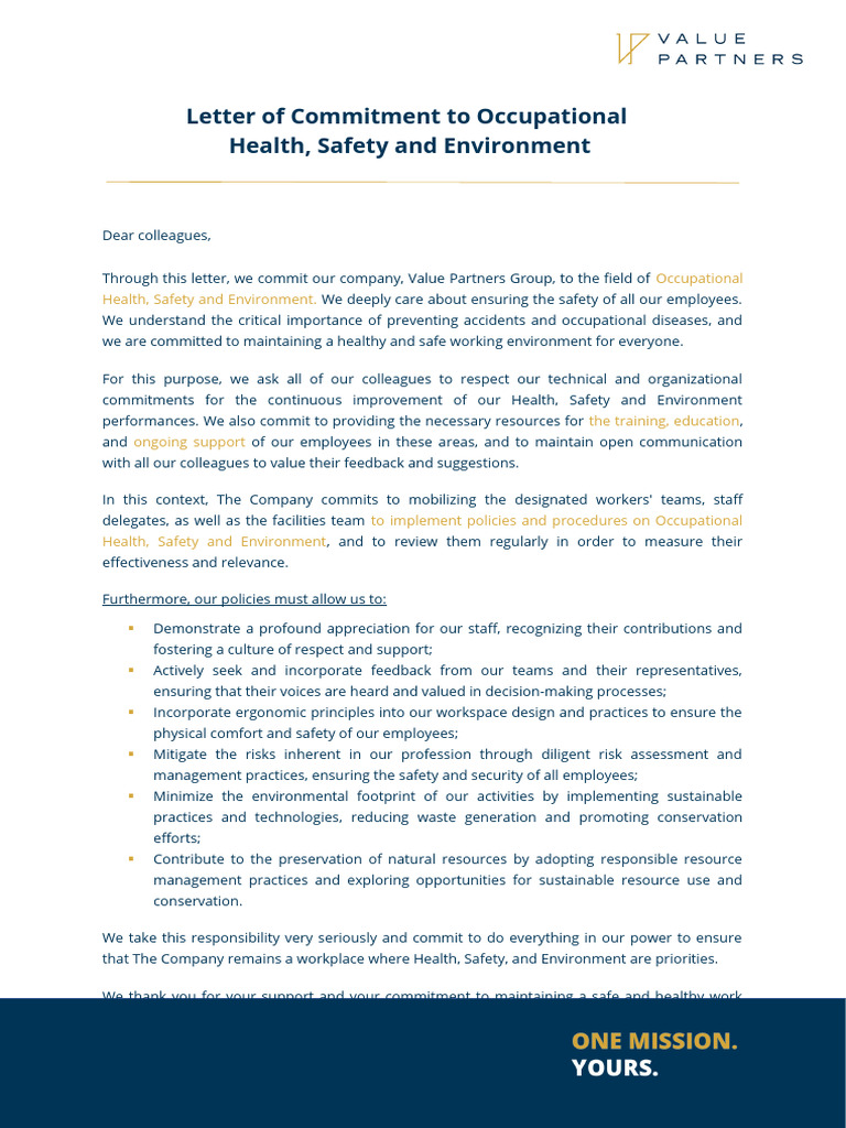 Engagement Letter SST - EN | PDF | Occupational Safety And Health ...