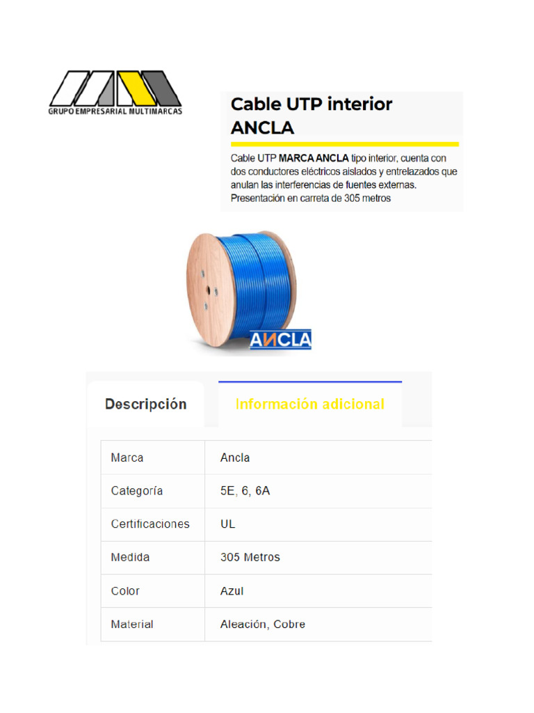 Cable Utp | PDF
