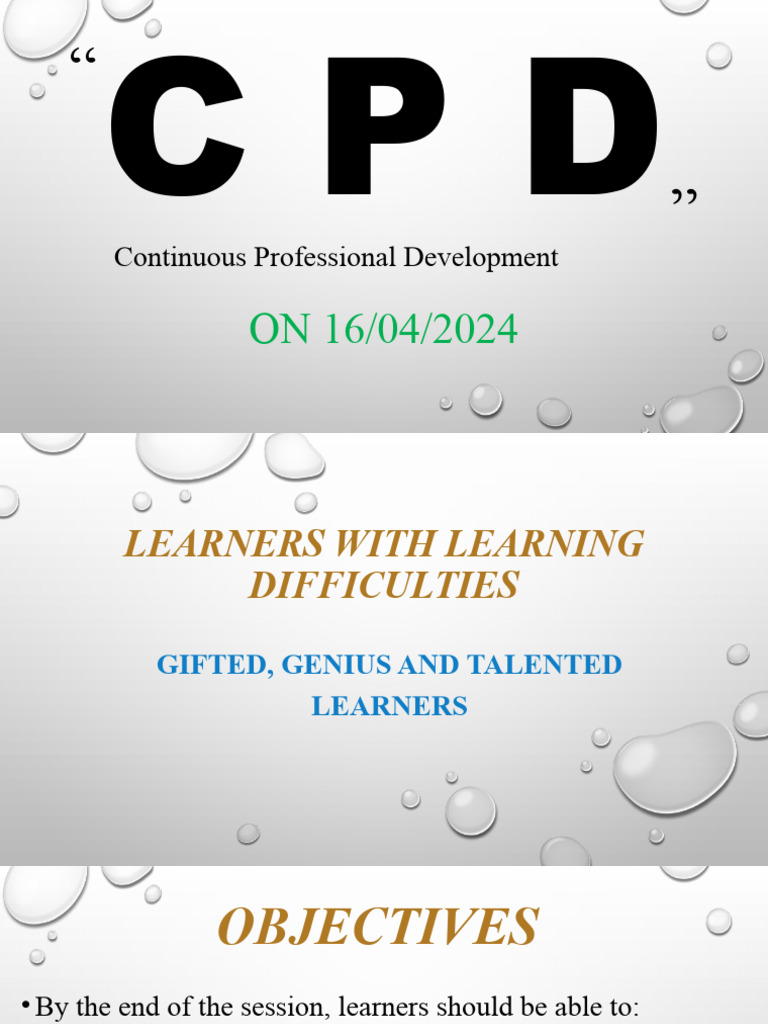 Understanding Gifted and Talented Learners | PDF | Intellectual ...