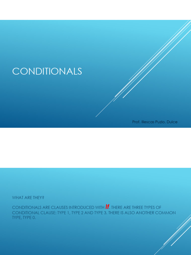 Understanding Conditional Clauses | PDF | Clause | Language Mechanics