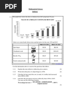 Worksheet 7 Finance Interest Banking and Inflation Grade 11 Math ...