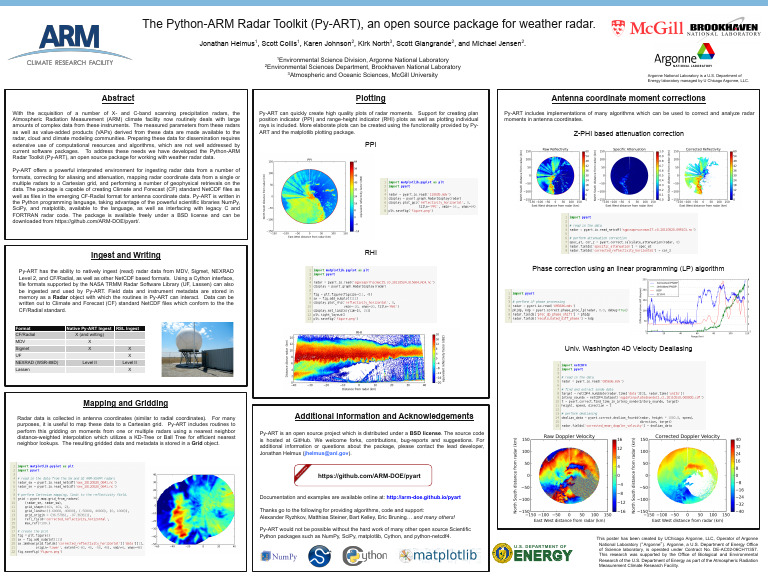 2013 09 AMS Radar PyART | PDF | Radar | Computing