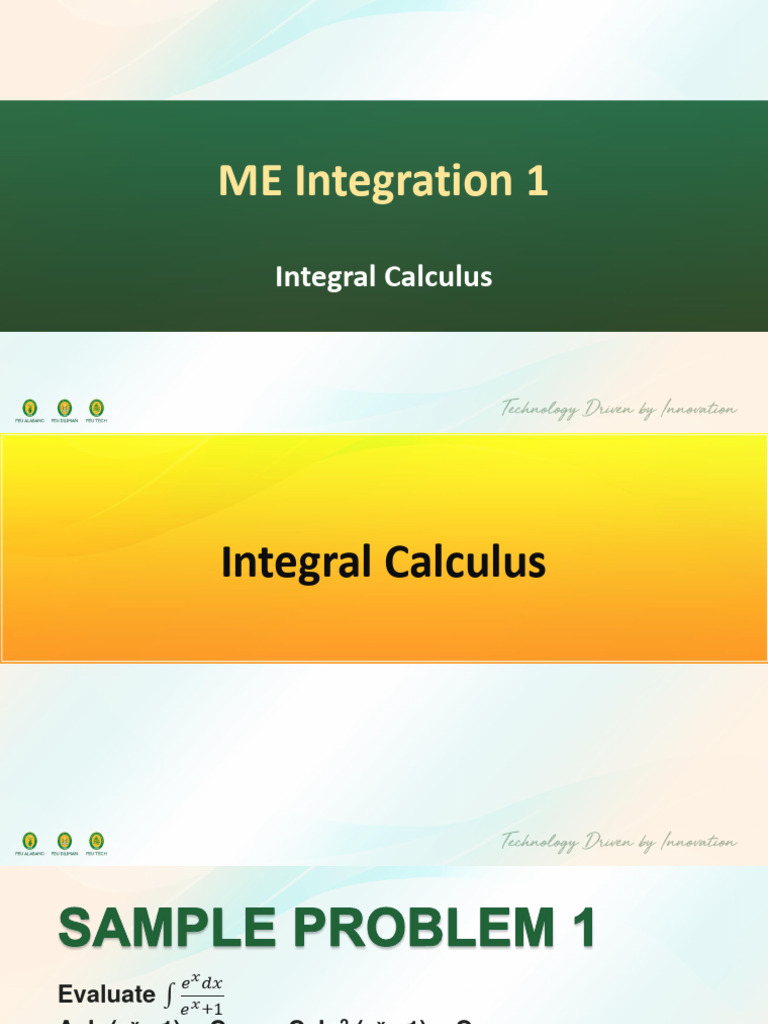 6 Integ Calc Solutions | PDF