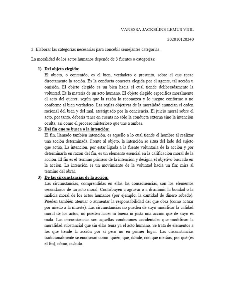 Vanessa Jackeline Lemus Viji1 | PDF | Moralidad