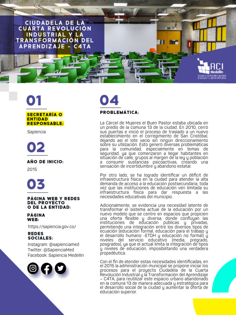 Proyecto C4TA: Transformación Educativa | PDF | Educación más alta