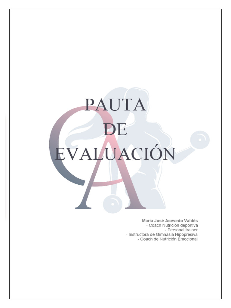 Pauta de Evaluación | PDF