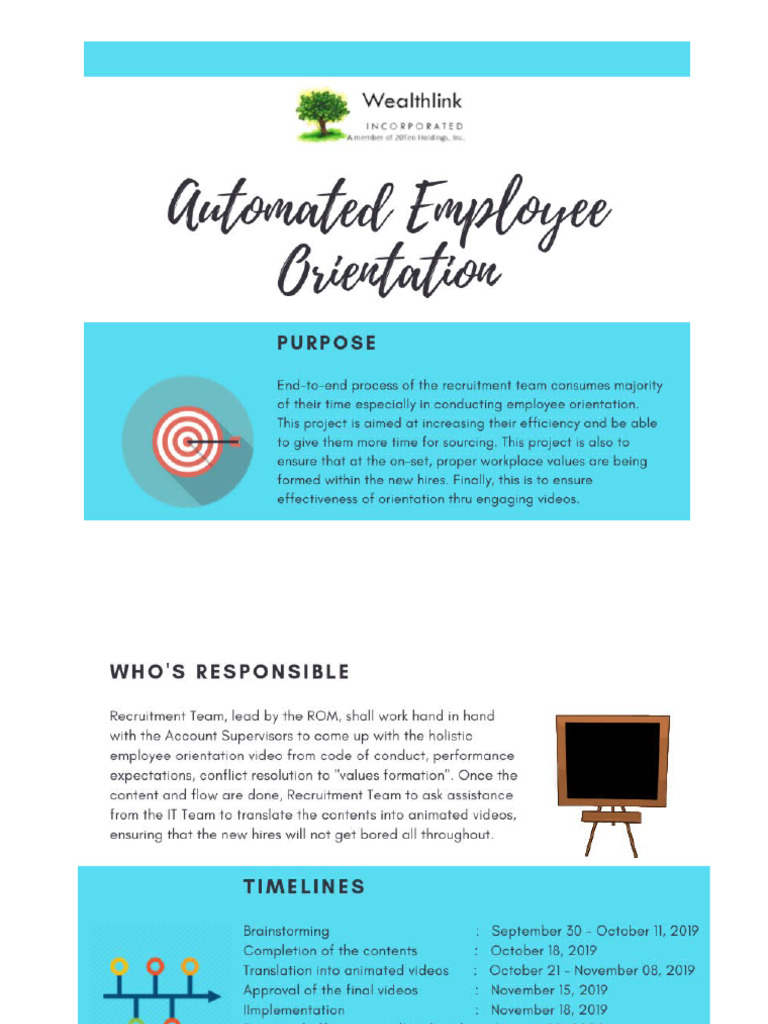 Employee Orientation Project | PDF