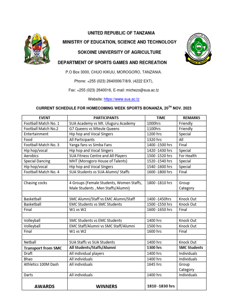 Convocation SCHEDULE 2023 | PDF