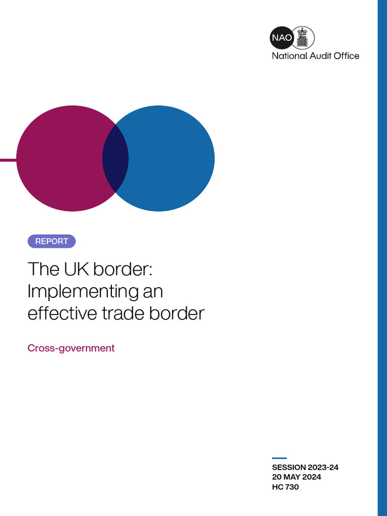 The Uk Border Implementing An Effective Trade Border | PDF | Cost Of Living