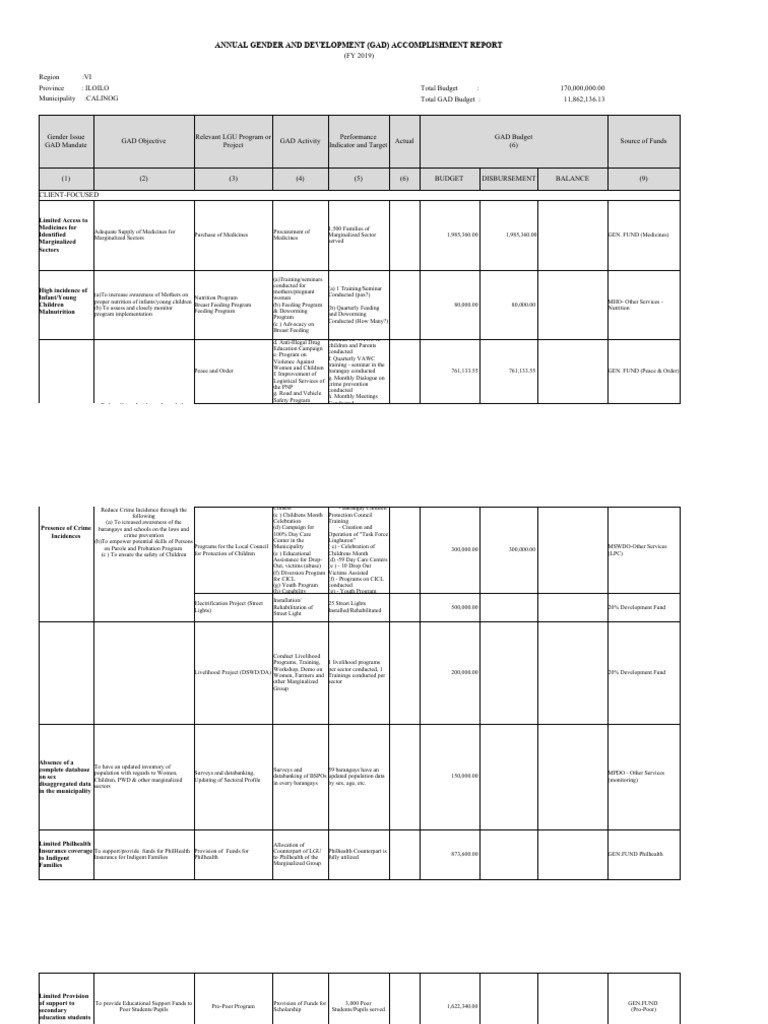 GAD 2019 Final | PDF | Disability | Poverty