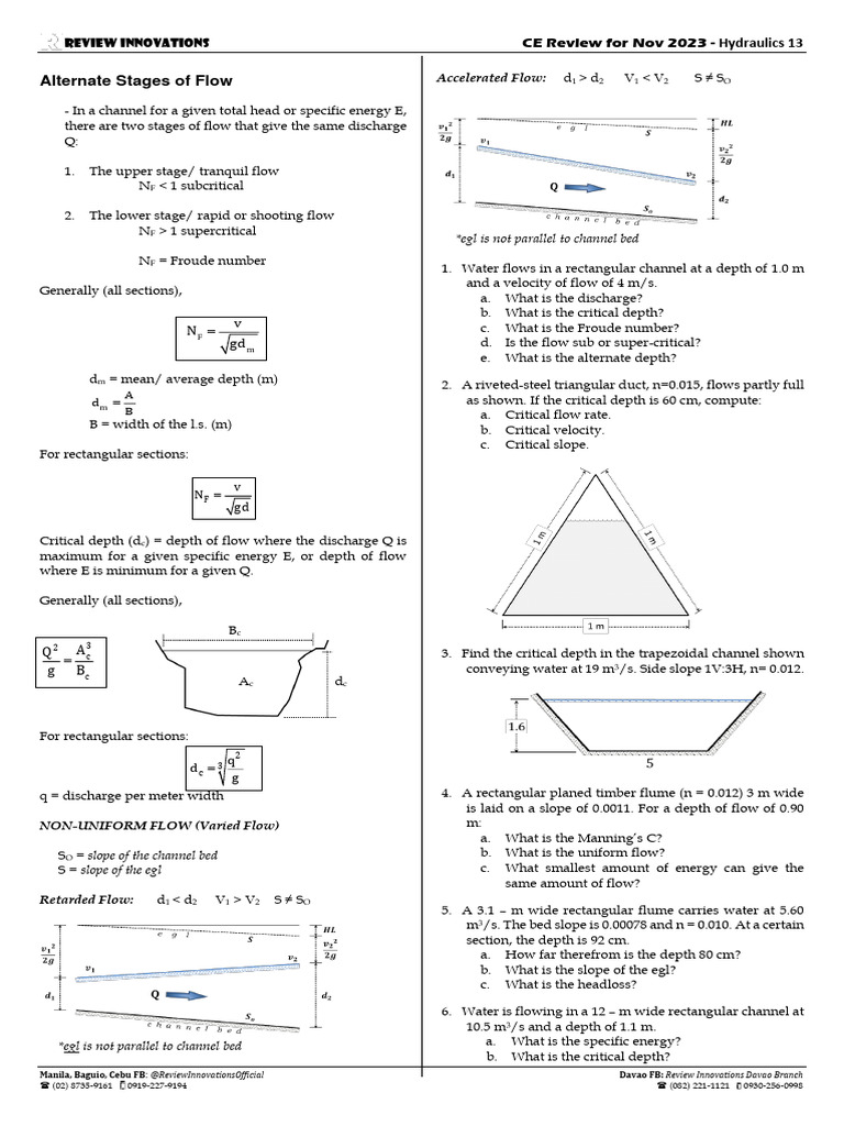 Hyd 13 | PDF | Physical Phenomena | Continuum Mechanics