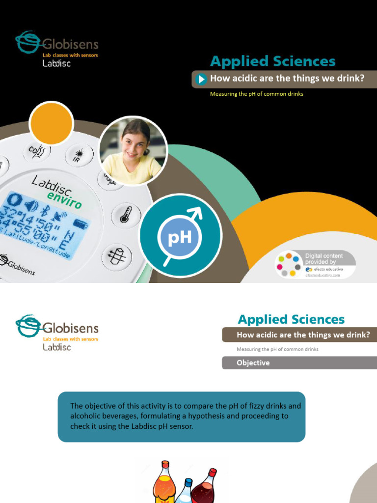How Acidic Are The Things We Drink?: Measuring The PH of Common Drinks | PDF | Ph | Acid