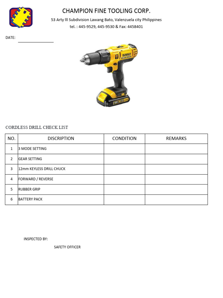 Equipment Safety Inspection Checklists | PDF | Forklift | Commercial ...