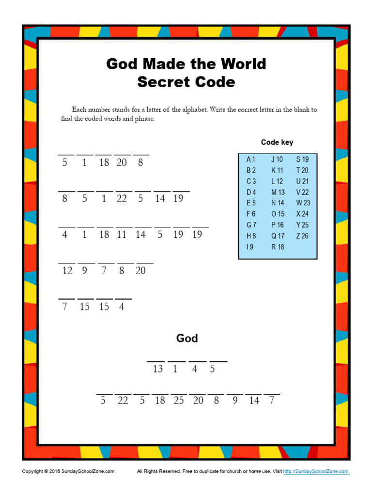 God Made The World Secret Code | PDF | Chess | Chess Theory