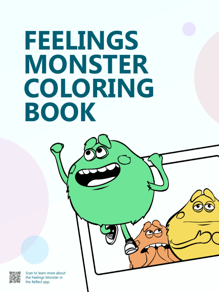 Feelings Monster Coloring Book Guide | PDF | Self-Improvement | Wellness