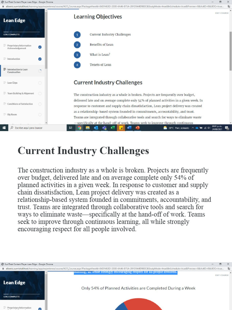 Lean Construction Pdf Goal Lean Manufacturing