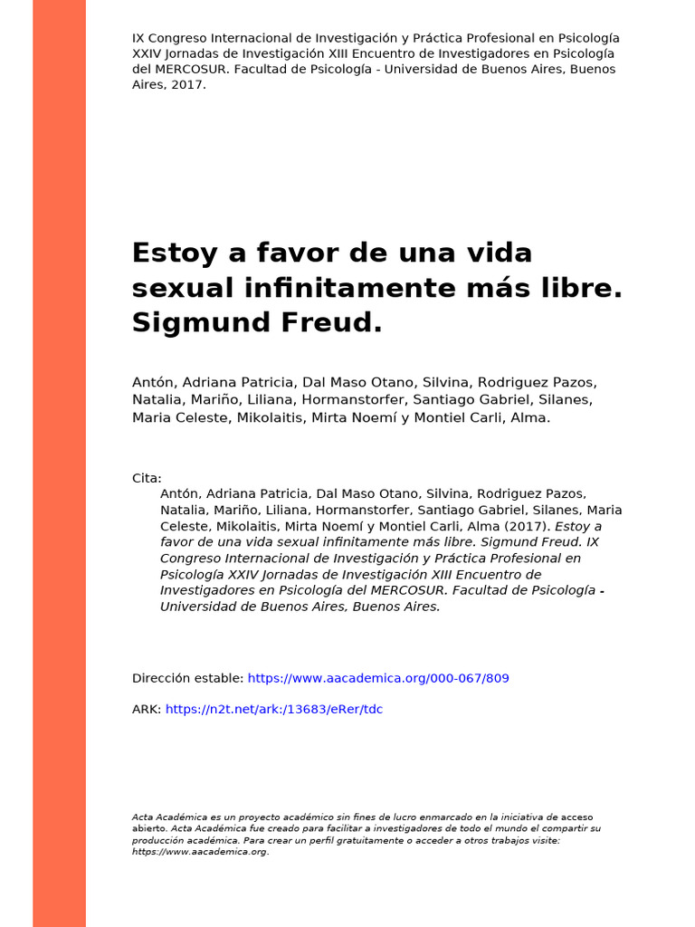 Antón, Adriana Patricia, Dal Maso O (... ) (2017) - Estoy A Favor de ...