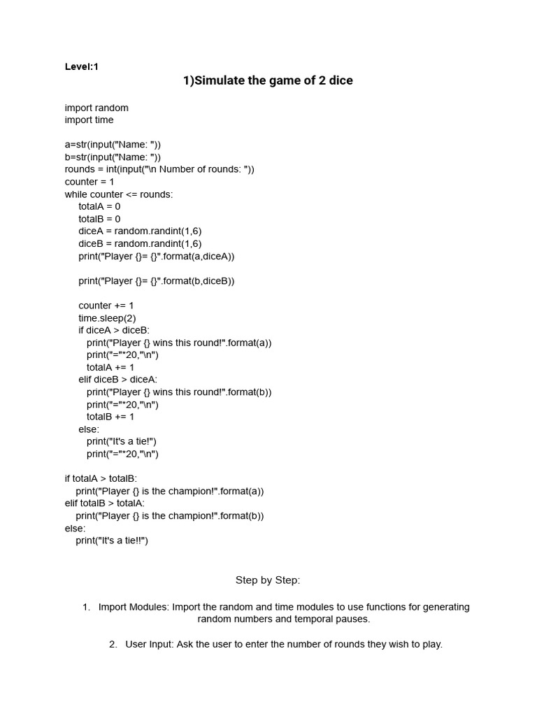 Jogos Python (Inglês) | PDF | Software Engineering | Applied Mathematics