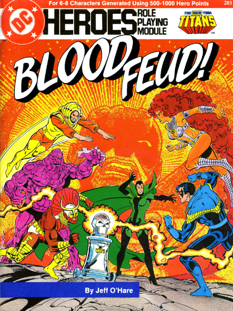 MFG203 Blood Feud | PDF | Dc Comics Characters | Dc Comics Superheroes