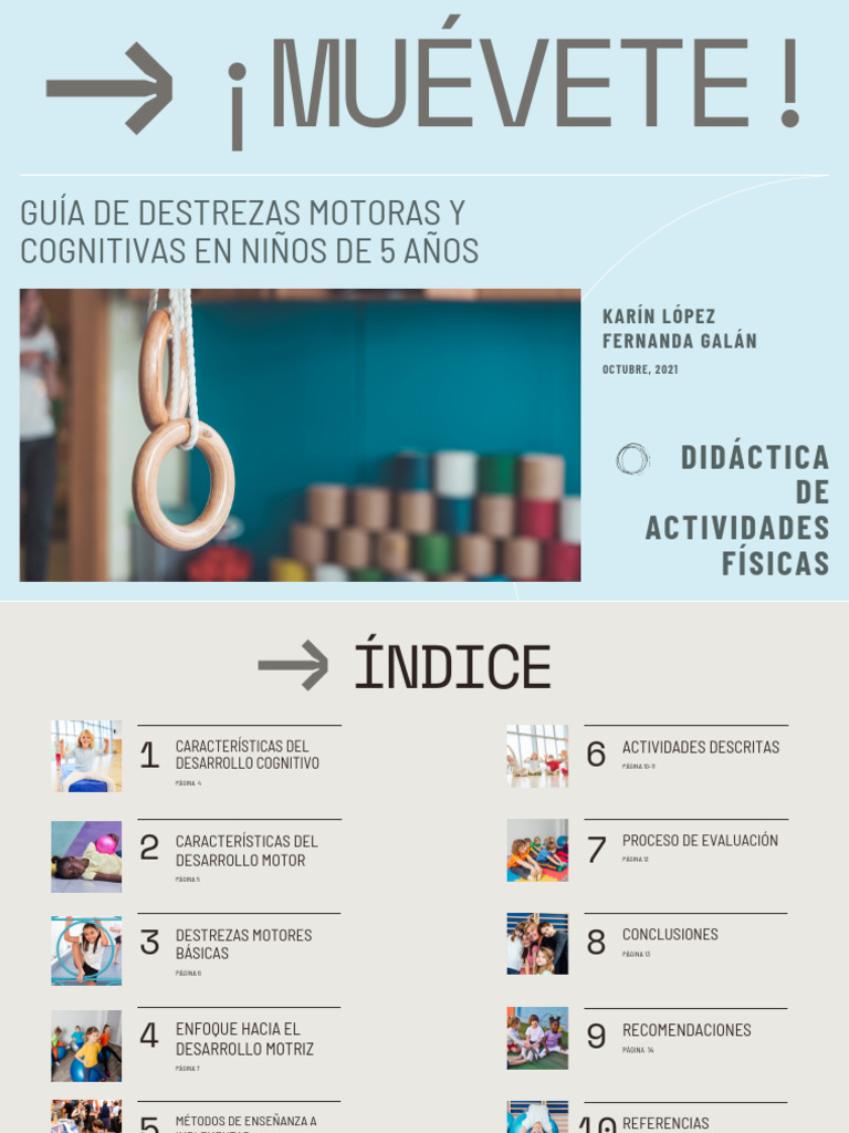 ¡Muevete! | PDF | Enseñando | Aprendizaje