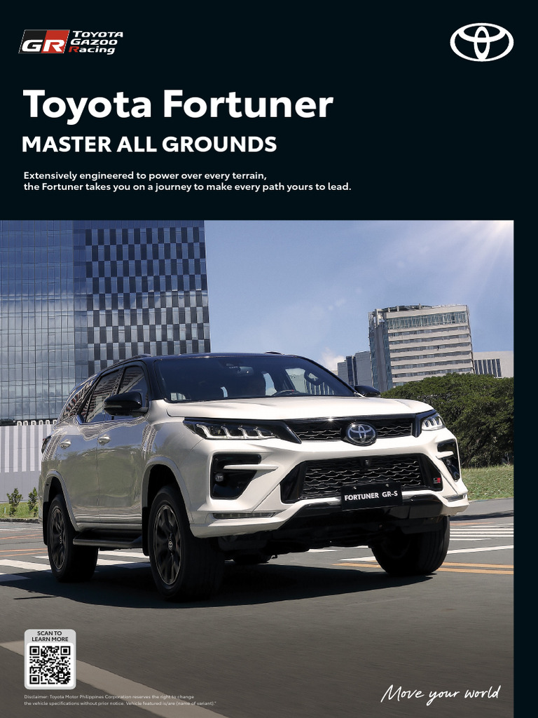 Fortuner Brochure | PDF | Four Wheel Drive | Land Vehicles