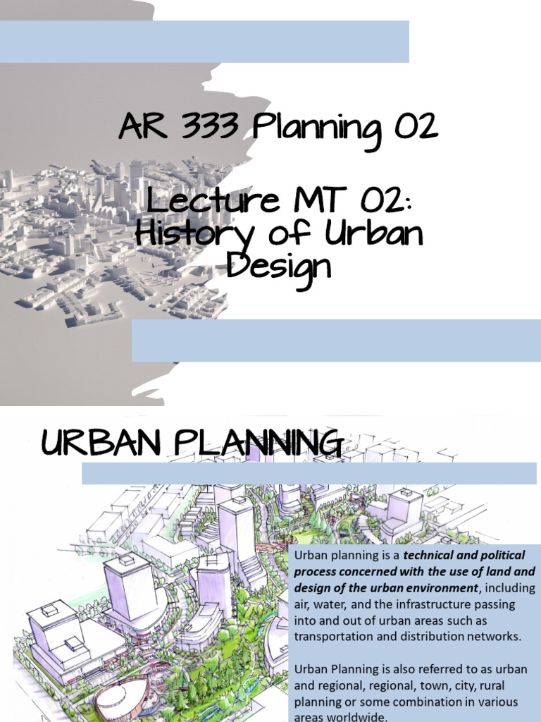 LEC MT02 History of Urban Planning | PDF | Babylon | Neolithic