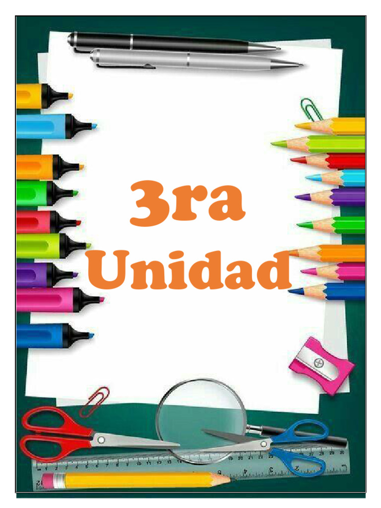3ra Unidad - 5to B | PDF