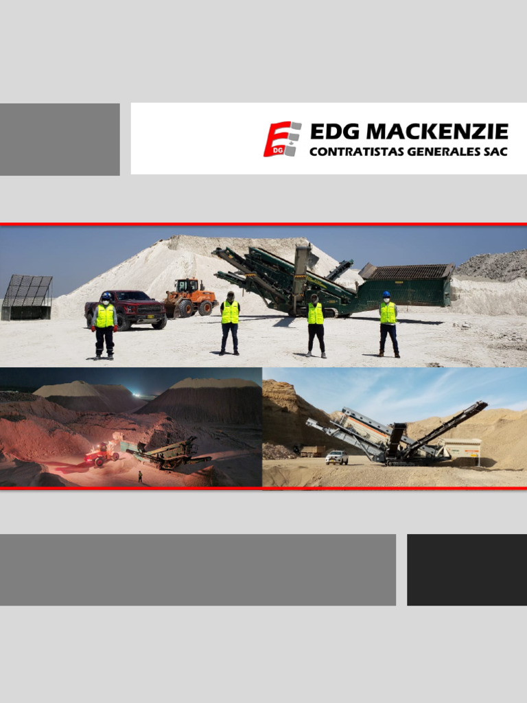 Brochure EDG MACKENZIE 2023 | PDF | Minería | Cantera