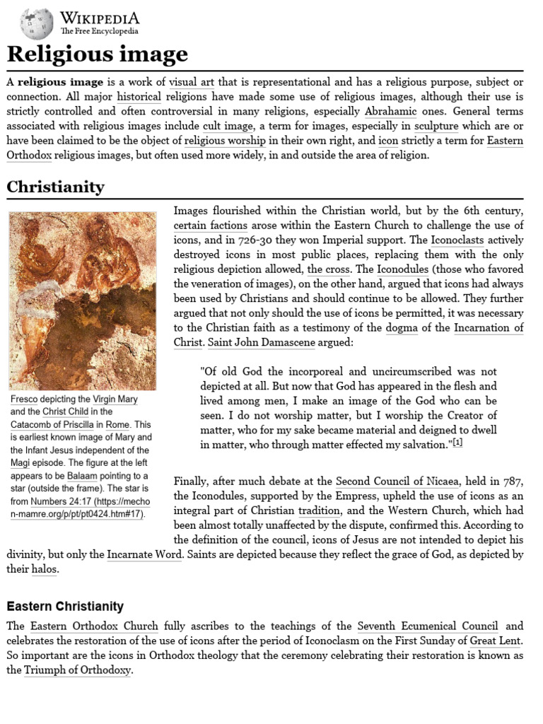 Early Christian Iconography of Mary | PDF | Icon