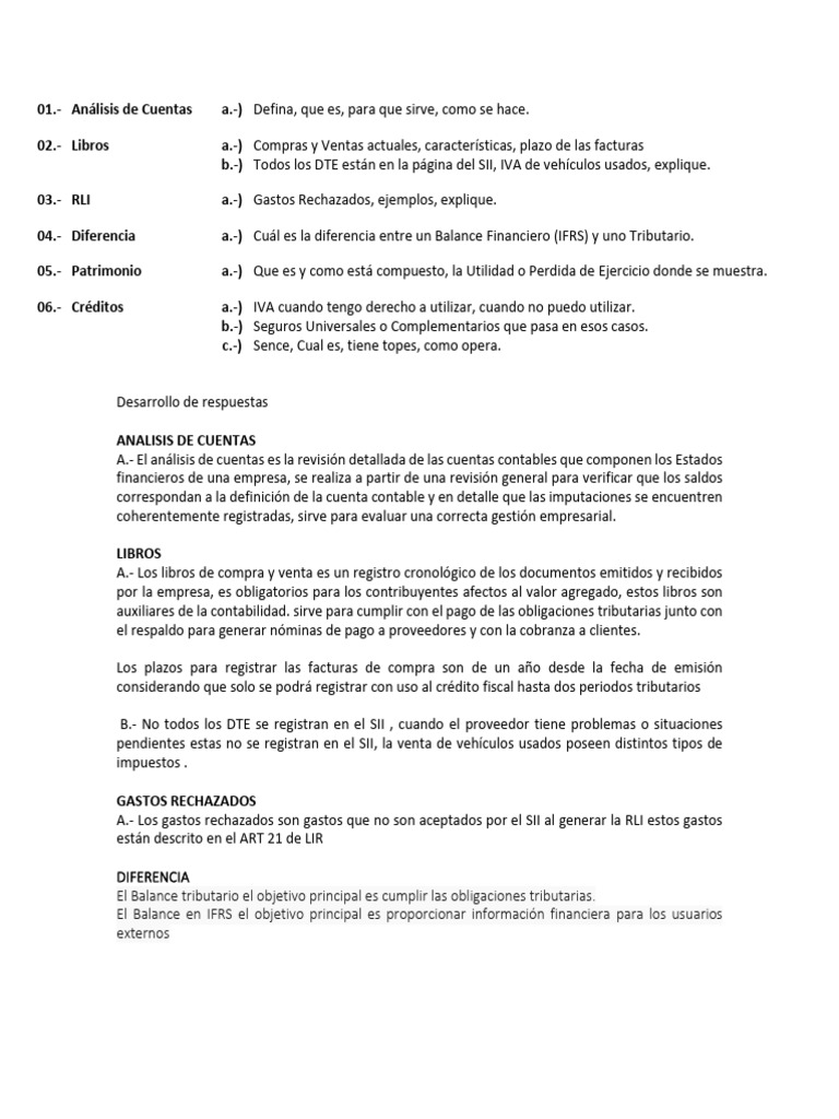 Prueba Analista Contable | PDF | Contabilidad | Hoja de balance