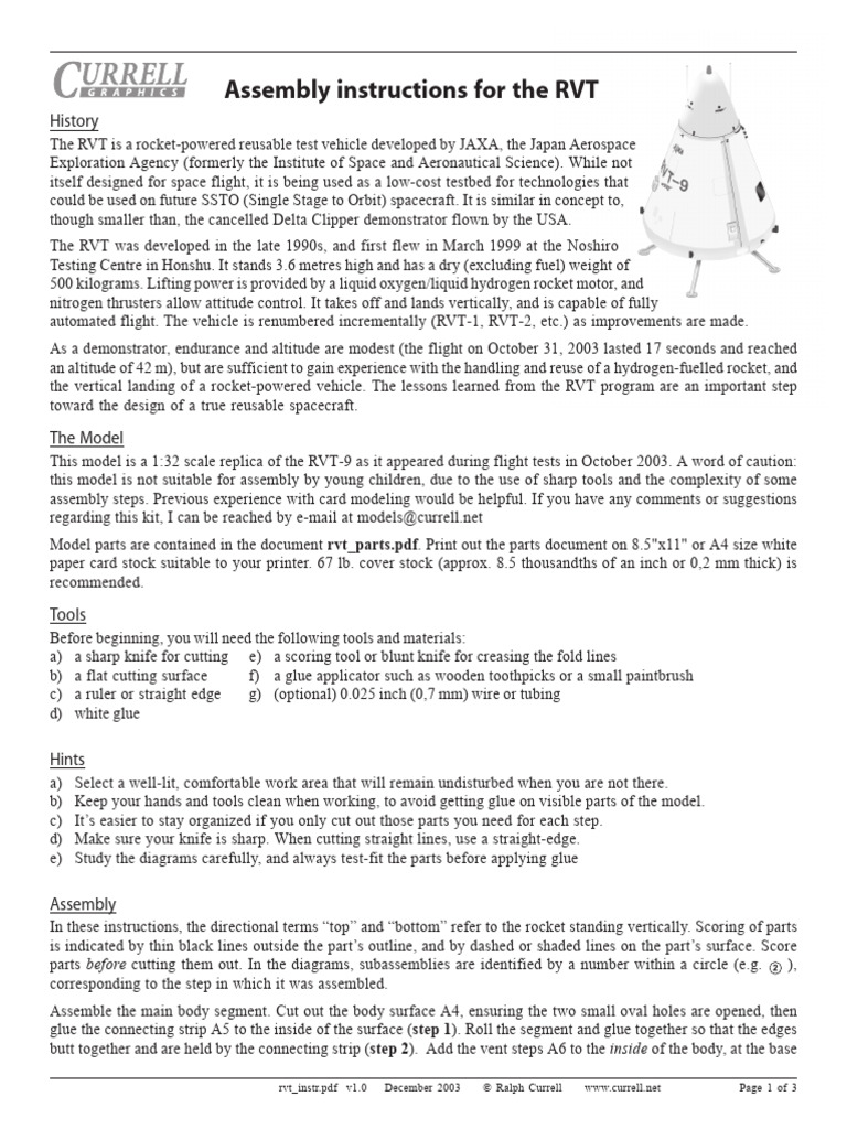 RVT Instr | PDF | Aerospace | Flight