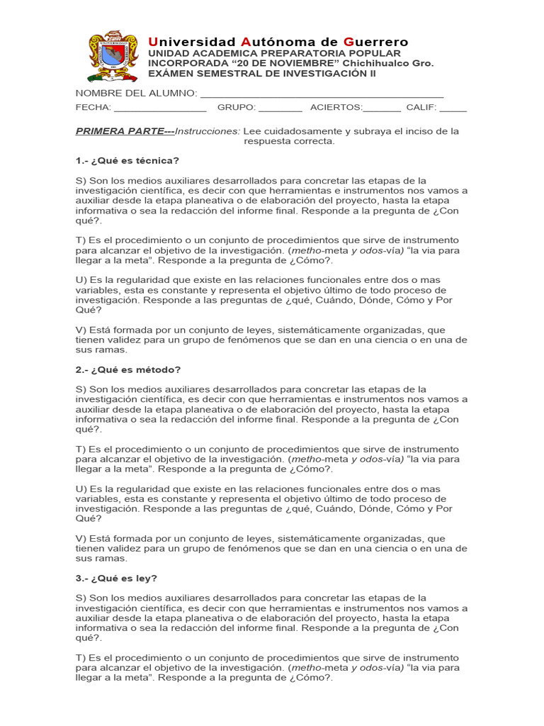 Ex-Inv - II | PDF | Teoría | Science