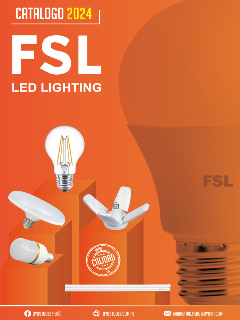 Catálogo de Focos LED FSL 2024 | PDF | Diodo emisor de luz | Bombilla ...