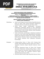 Surat Keputusan Pekerja Sosial Masyarakat | PDF | Seni