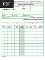 Rapport Journalier de Production | PDF | Affaires | Finance et gestion ...