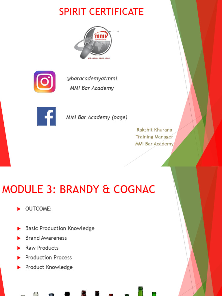 Spirit Category Brandy & Cognac | PDF | Brandy | Grape