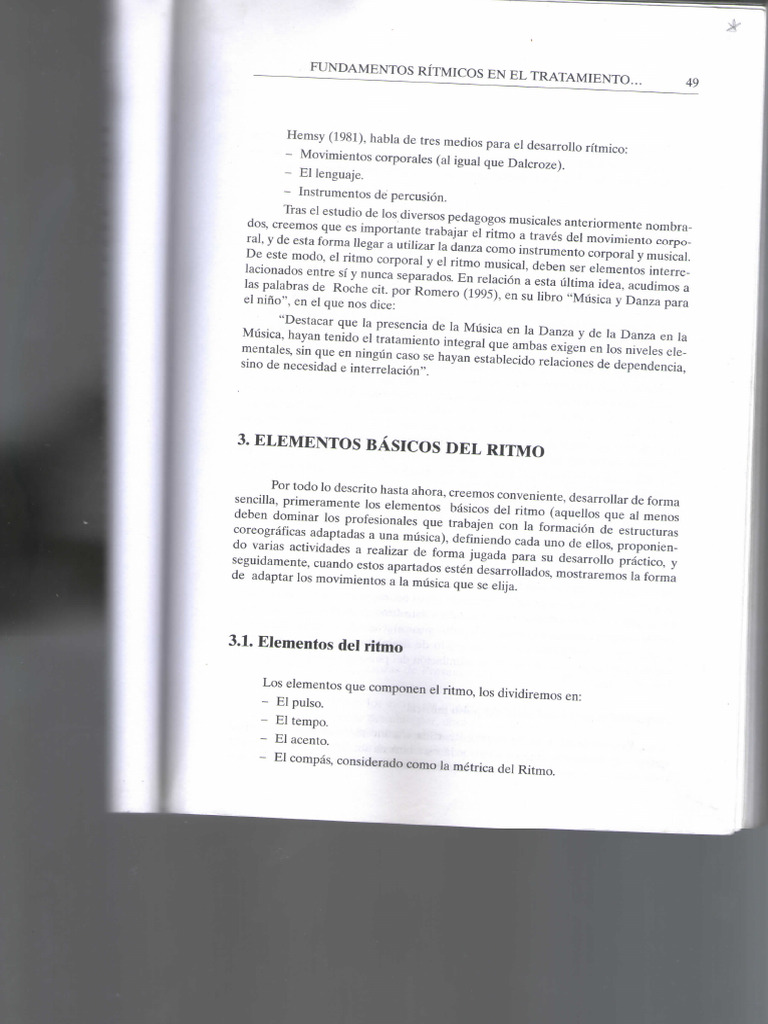 Elementos Basicos Del Ritmo | PDF