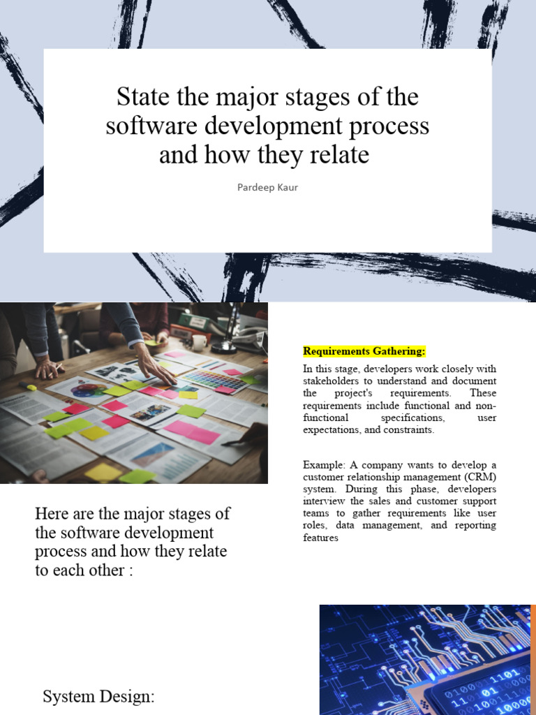 Day 8-State The Major Stages of The Software Development | PDF ...