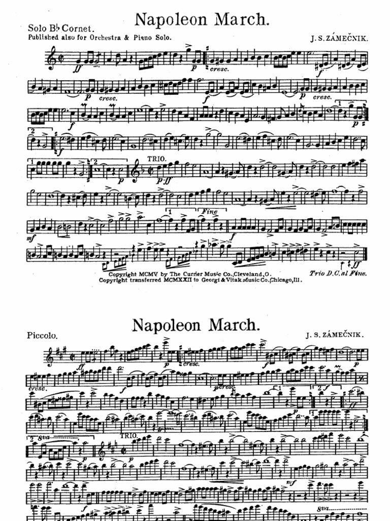 Napoleon March | PDF