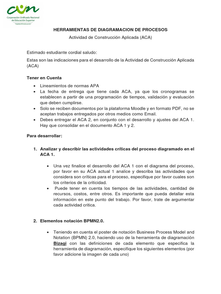 ACA 2 - Herramientas de Diagramación de Procesos (2) | Descargar gratis PDF | Tecnologías de la ...