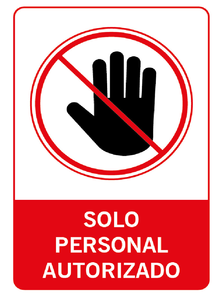Solo-personal-autorizado | PDF