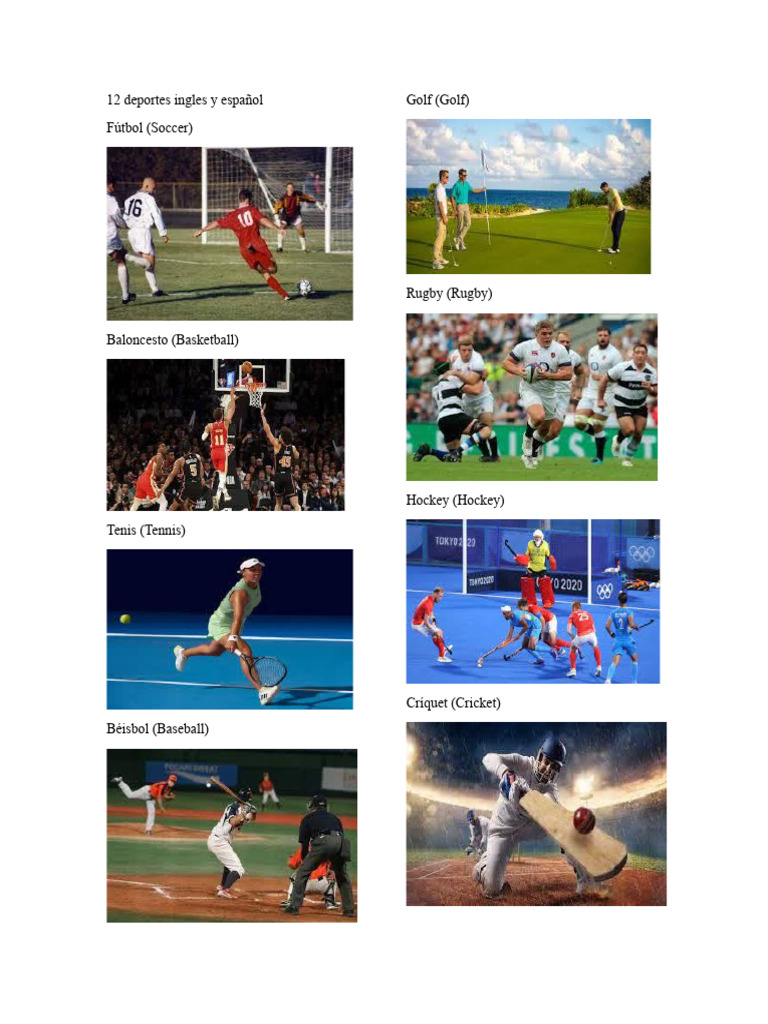 12 Imágenes de Deportes | PDF | Frutas comestibles | Fruta