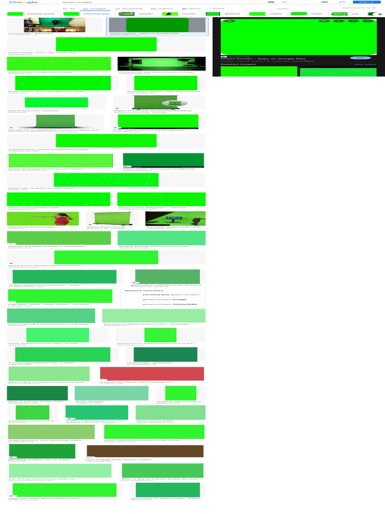 Green Screen - Google Search | PDF | Mobile Software | Mobile Computers